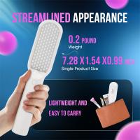 China Rechargeable Red Light Hair Brush 660nm Red Light Therapy Hair Growth Comb for sale