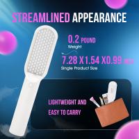 China Rechargeable Red Light Hair Brush Featuring 660nm LED Hair Growth Therapy for sale