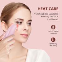 China Silicone Red Light Therapy Face Massager Vibration Eye Face Massager for sale