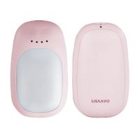 China Pink Portable Charger Hand Warmer 5200mah Handwarmer Phone Charger for sale