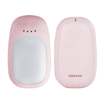 China Pink Portable Charger Hand Warmer 5200mah Handwarmer Phone Charger for sale