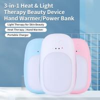 China Pink Portable Charger Hand Warmer 5200mah Handwarmer Phone Charger for sale