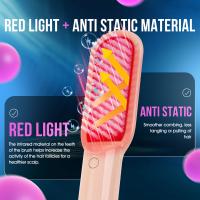 China 625nm 660nm Red Light Hair Growth Brush 5W Red Light Hair Comb for sale