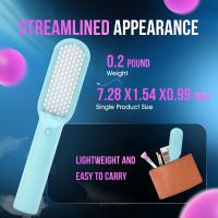 China 5W Red Light Therapy Hair Comb 1500mAh 3.7V Rechargeable LED Light Therapy Hair Brush for sale