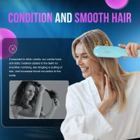 China 5W Red Light Therapy Hair Comb 1500mAh 3.7V Rechargeable LED Light Therapy Hair Brush for sale
