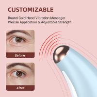 China 5W Red Light Facial Massager Heat And Anti Aging Vibration Massage Device for sale