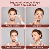 China 5W Red Light Facial Massager Heat And Anti Aging Vibration Massage Device for sale