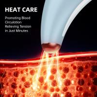 China 5W Red Light Facial Massager Heat And Anti Aging Vibration Massage Device for sale