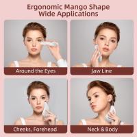 China Heating Vibration Facial Massager 5W Red Light Face Massager Tool Vibrating for sale