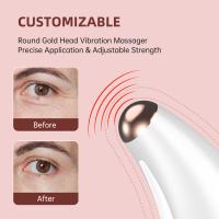 China Heating Vibration Facial Massager 5W Red Light Face Massager Tool Vibrating for sale