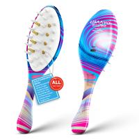 China 450mAh 3.7V Rechargeable Hair Brush EMS 450nm Blue LED Therapy Comb for sale