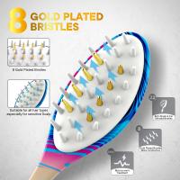 China 450mAh 3.7V Rechargeable Hair Brush EMS 450nm Blue LED Therapy Comb for sale