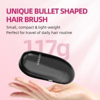 China Blue LED Negative Ion Hair Brush IONIC Hair Brush For Frizz Control for sale