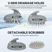 China CE FCC RoHs Soft Bristle Hair Brush Hair Wash Massage Brush For Wet And Dry Use for sale