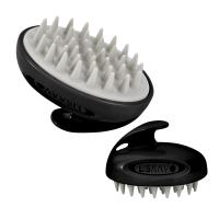 China ABS TPR Scalp Washing Brush Detachable Bristles Wet Dry Hair Brush for sale