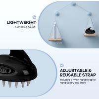 China ABS TPR Scalp Washing Brush Detachable Bristles Wet Dry Hair Brush for sale