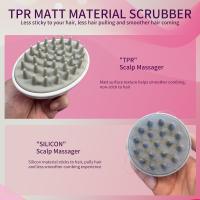 China TPR Hair Wash Massager Detachable Hair Washing Scalp Brush FCC Approval for sale