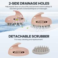 China Pets And People Hair Wash Scrubber RoHS Scalp Massager For Washing Hair for sale