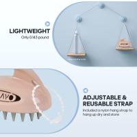 China Pets And People Hair Wash Scrubber RoHS Scalp Massager For Washing Hair for sale