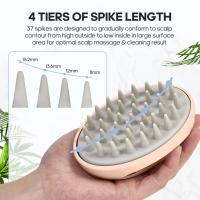 China Pets And People Hair Wash Scrubber RoHS Scalp Massager For Washing Hair for sale