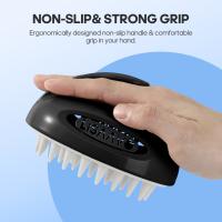 China Pet Hair Wash Massager ABS+TPR Scalp Exfoliating Shampoo Brush for sale