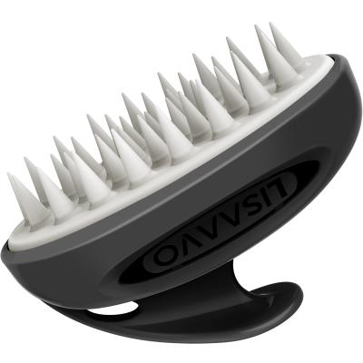 China ABS TPR Scalp Washing Brush Detachable Bristles Wet Dry Hair Brush for sale
