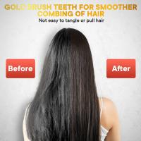 China Red LED Hair Growth Therapy Comb 650nm EMS Vibration Hair Brush for sale