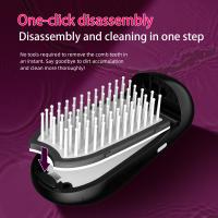 China 1W Ionic Massage Hair Brush 5VDC 450mA Vibration Ionic Massage Brush for sale