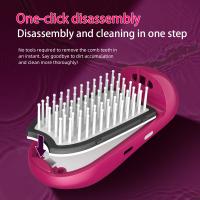 China Blue Light IONIC Hair Comb 1W Scalp Massage Negative Ion Hair Comb for sale