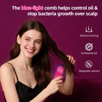 China Blue Light IONIC Hair Comb 1W Scalp Massage Negative Ion Hair Comb for sale