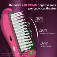 China Blue Light IONIC Hair Comb 1W Scalp Massage Negative Ion Hair Comb for sale