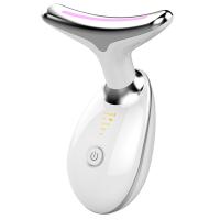 China EMS Neck Rejuvenating Device 2.5W 3.7V 500mAh Light Therapy Face Massager for sale