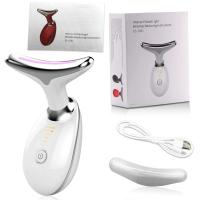 China EMS Neck Rejuvenating Device 2.5W 3.7V 500mAh Light Therapy Face Massager for sale