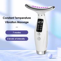 China 400mAh Neck Beauty Device 7 Modes 3 Intensities Neck Toning Device for sale