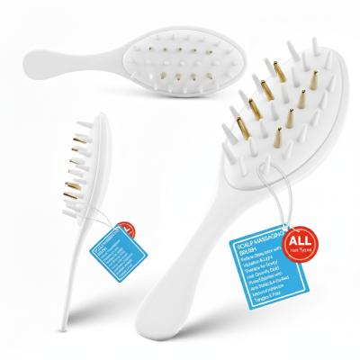 China Electric Hair Brush with Red Blue Light Therapy for sale