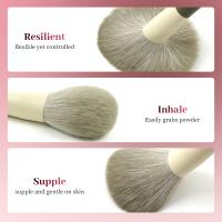 China 6-Piece Ultra-Portable Professional-Grade Mini Makeup Brush Set with Travel Pouch for sale