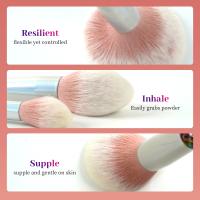 China Dreamy Rainbow Makeup Brush Set with Rainbow Electroplated Handles, 300,000+ Ultra-Fine Synthetic Fibers, and Multi-Functional Cosmetic Brush Kit for sale