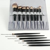 China 14Pcs Minimalist Solid Wood Handle Makeup Brush Set with Reinforced Aluminum Tube and Ultra-Soft Nylon Bristles for sale