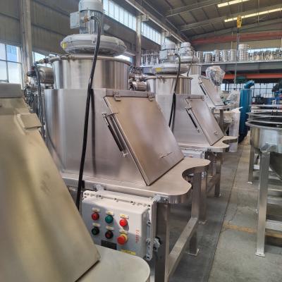 China Starch Flour Bag Dump Station With Vibration Screener System For Discharging Unloading for sale
