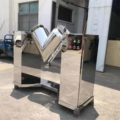 China Stainless Steel 304 316 V-Type Blender Mixer for Food Powder with 10-3000L Capacity and 0.55-7.5kW Motor Power for sale