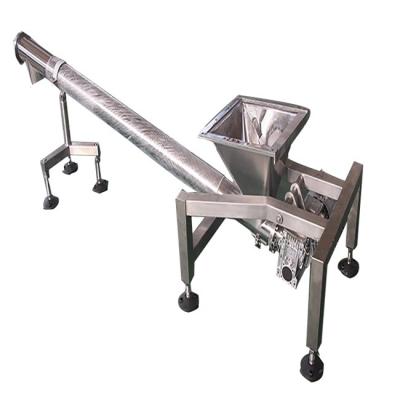 China Stainless Steel Inclined Screw Conveyor 100-800mm Diameter for Grain Powder Handling with 2.2-210 m³ Capacity for sale