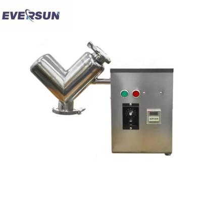 China Laboratory V-Type Dry Powder Mixer 10-3000L Capacity with 0.55-7.5kW Motor for Pharmaceutical Chemical Food Applications for sale