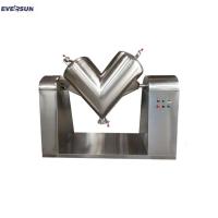 China SUS304/316L V-Type Powder Mixer 100L Capacity with 1.5kW Motor for Protein Powder Blending for sale