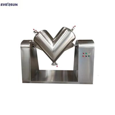 China SUS304/316L V-Type Powder Mixer 100L Capacity with 1.5kW Motor for Protein Powder Blending for sale