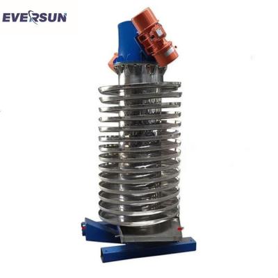 China Carbon Steel Auger Screw Conveyor Spiral Elevator with Cooling Function - 6m Height, 1-4 t/h Capacity for Rock Salt for sale