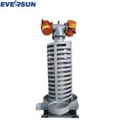 China Water Cooled Spiral Screw Conveyor Vertical Elevator for Rubber Particles - 380V Power, Up to 6000mm Height for sale