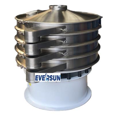 China Sea Salt Circular Vibrating Screen Separator Sifter Machine 600-2000mm 2-500 Mesh Food Industry for sale