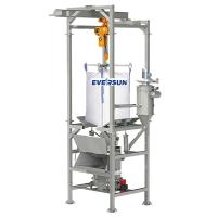 China 1-500 Ton Automatic DZGX Bulk Bag Unloader Ton Bag Feeding Station 380V for sale