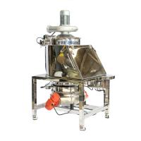 China JB Dust-Free Bulk Material Small Bag Unloading Station with Sieve | 0.42-0.64 m² Area | 1550-997 m³/h Air Flow for sale