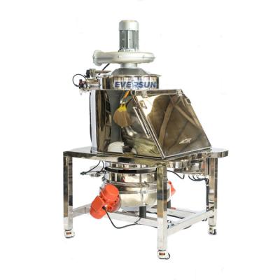 China JB Dust-Free Bulk Material Small Bag Unloading Station with Sieve | 0.42-0.64 m² Area | 1550-997 m³/h Air Flow for sale
